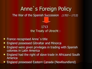 Queen Anne Stuart | PPT