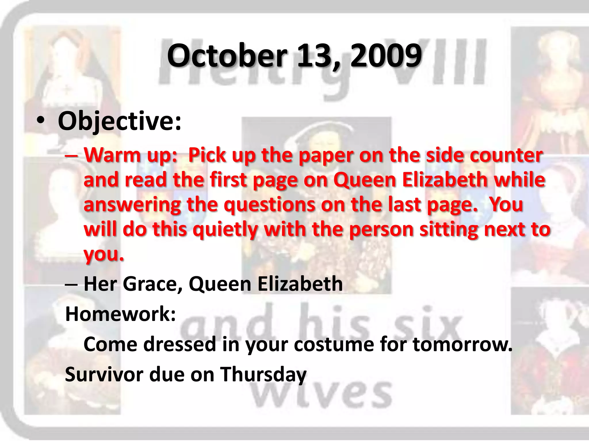 Queen Elizabeth | PPTX