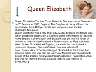 Queen elizabeth i | PPTX