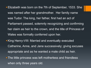 Queen Elizabeth One | PDF