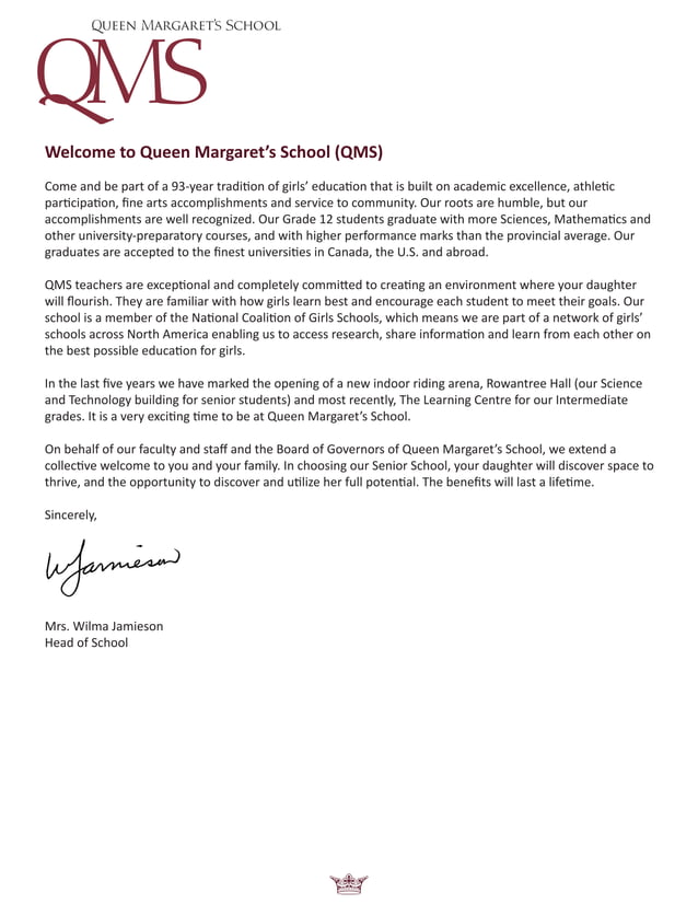 Queen margaret school-boarder application&fee booklet 2015 2016 | PDF