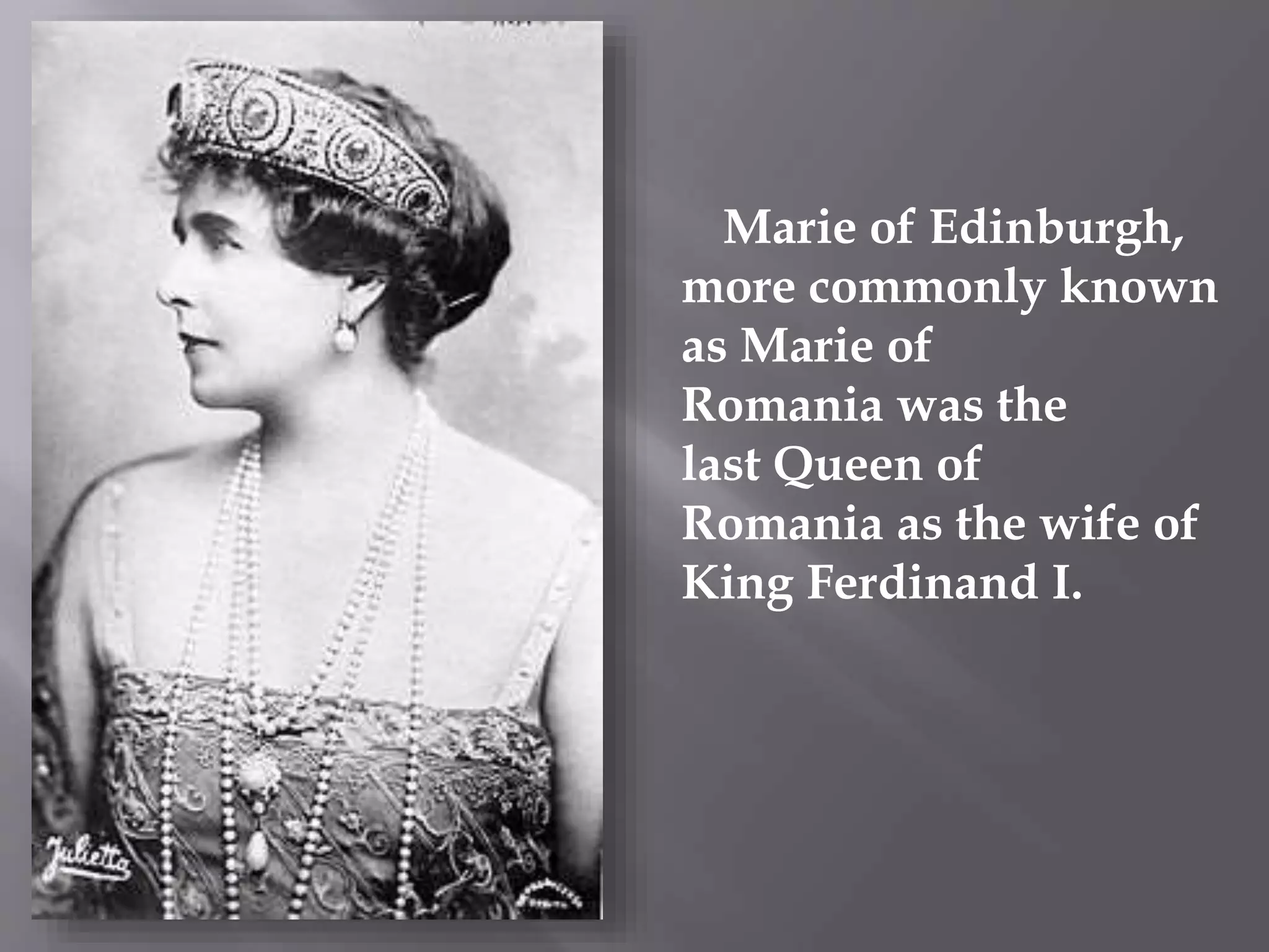Queen Marie of Romania | PPTX