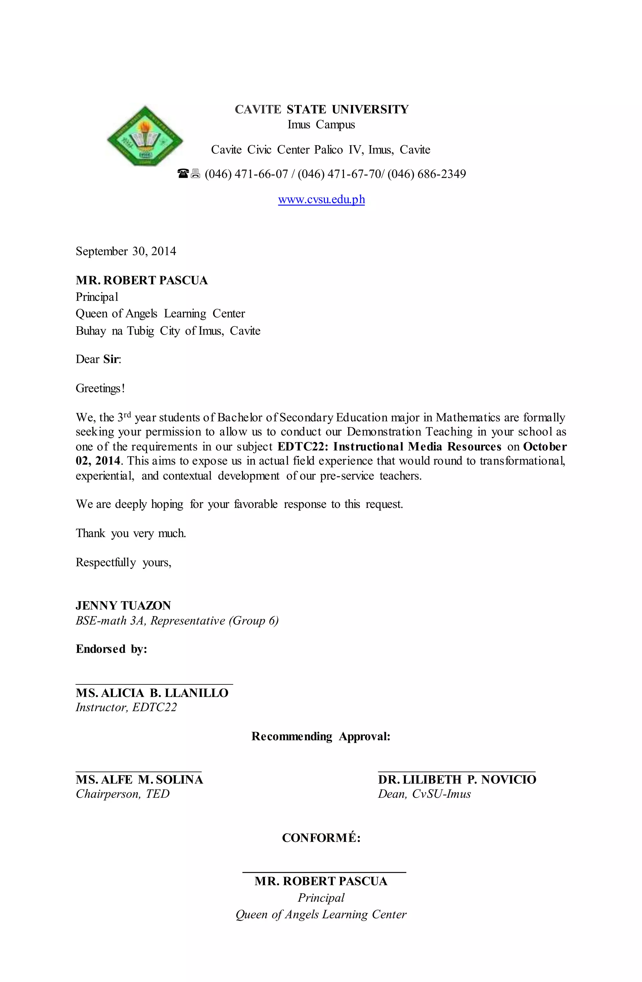 Macro Demo Letter | DOCX