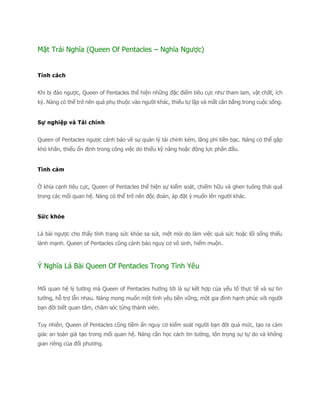 Queen Of Pentacles....................... | PDF
