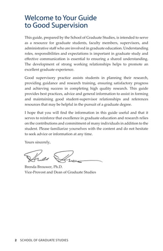 Queens university-graduate supervision handbook | PDF
