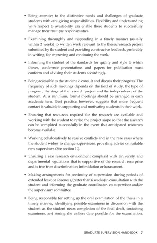 Queens university-graduate supervision handbook | PDF