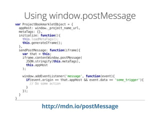 Bookmarklets and you! | PPT