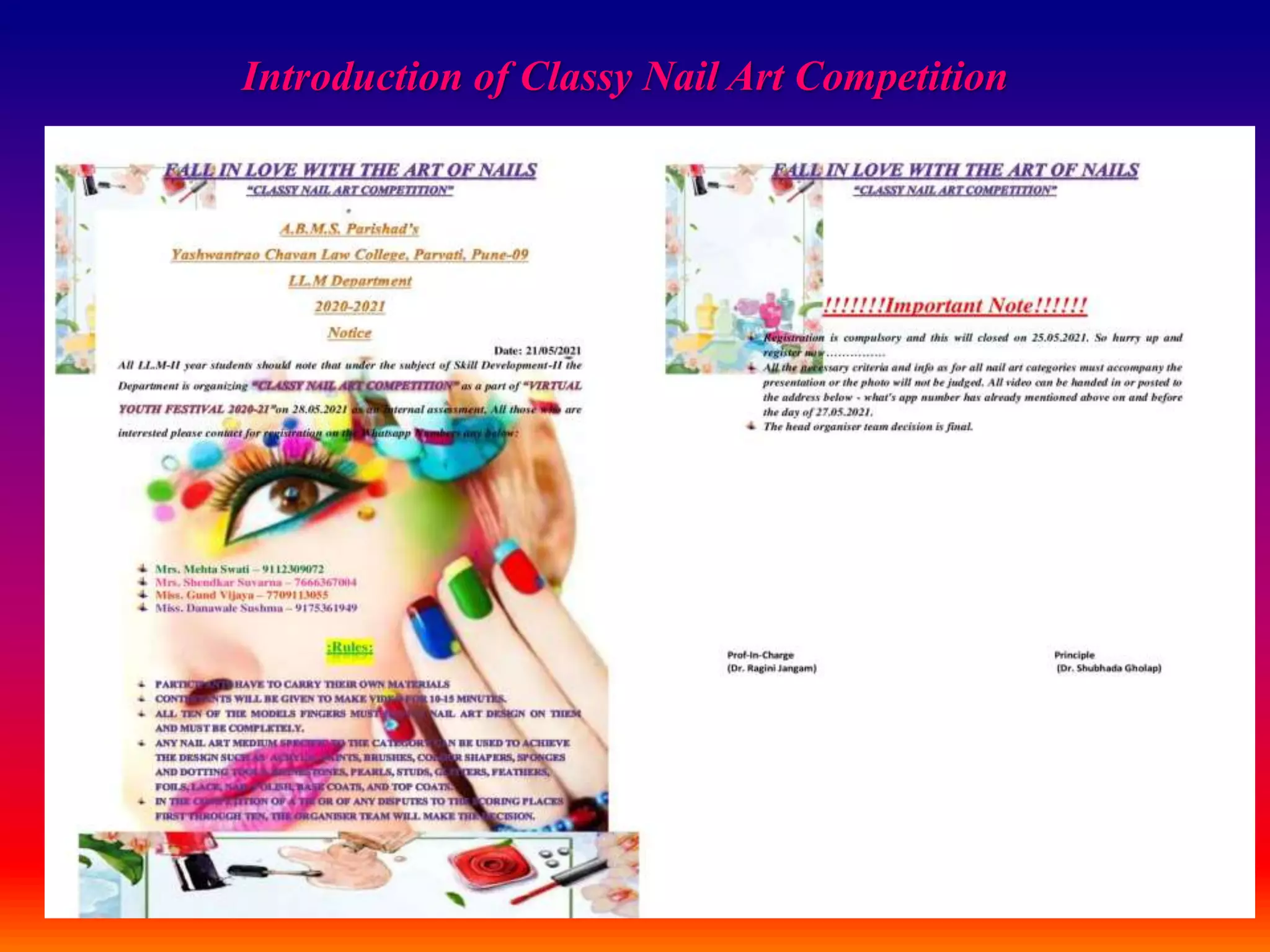 Queens Group - Classy Nail Art Competition report.pptx