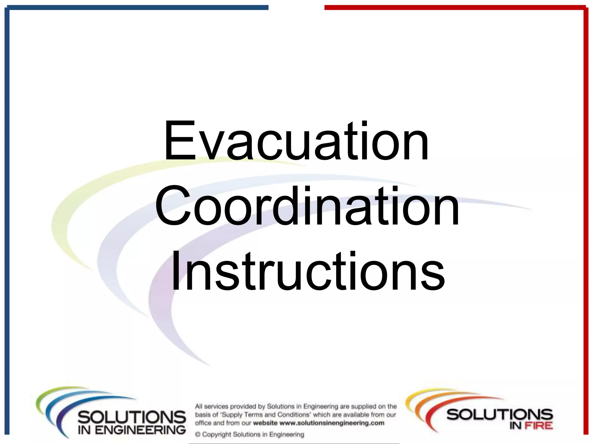 Queensland - evacuation coordination instructions | PPT