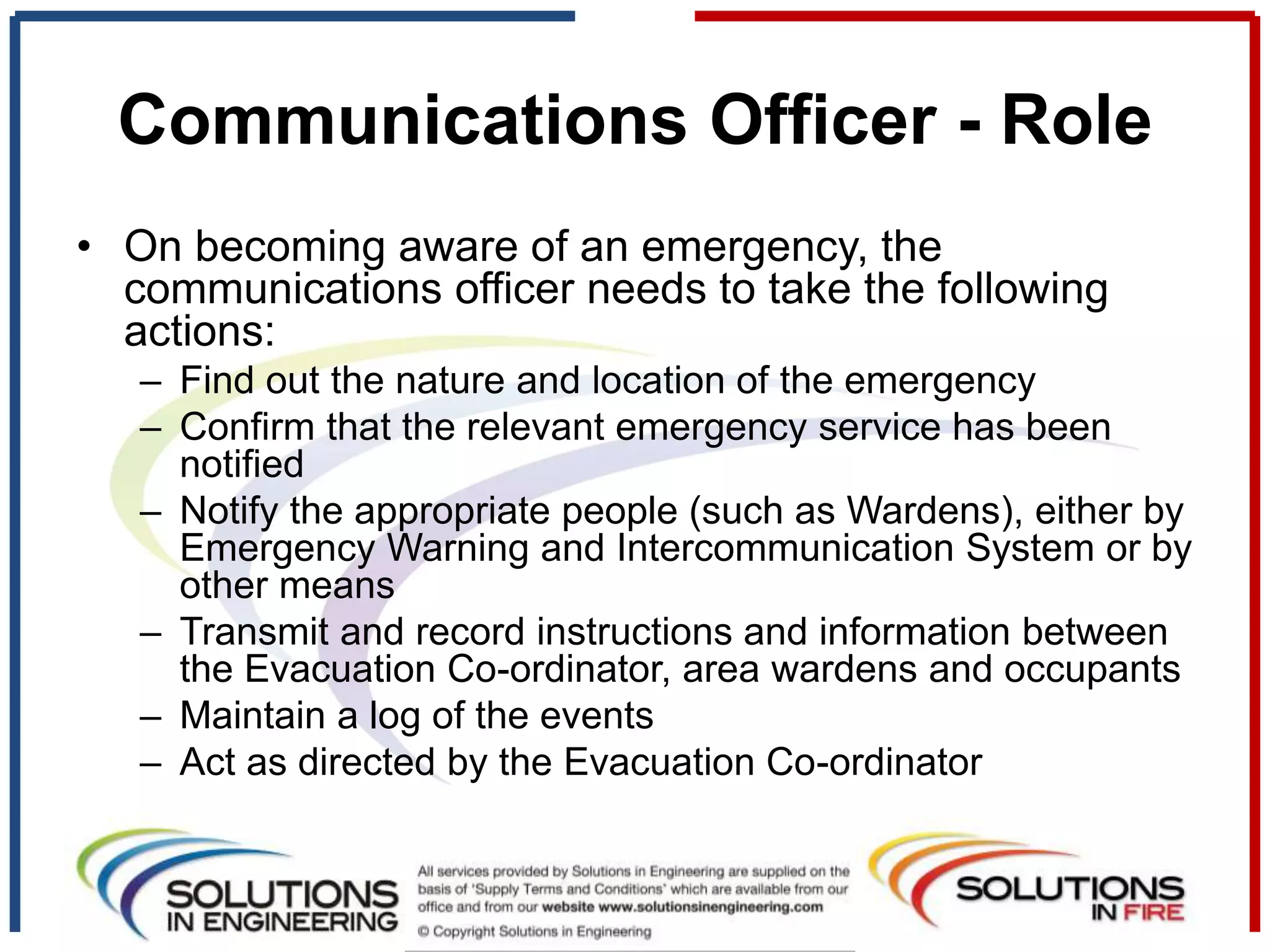 Queensland - evacuation coordination instructions | PPT