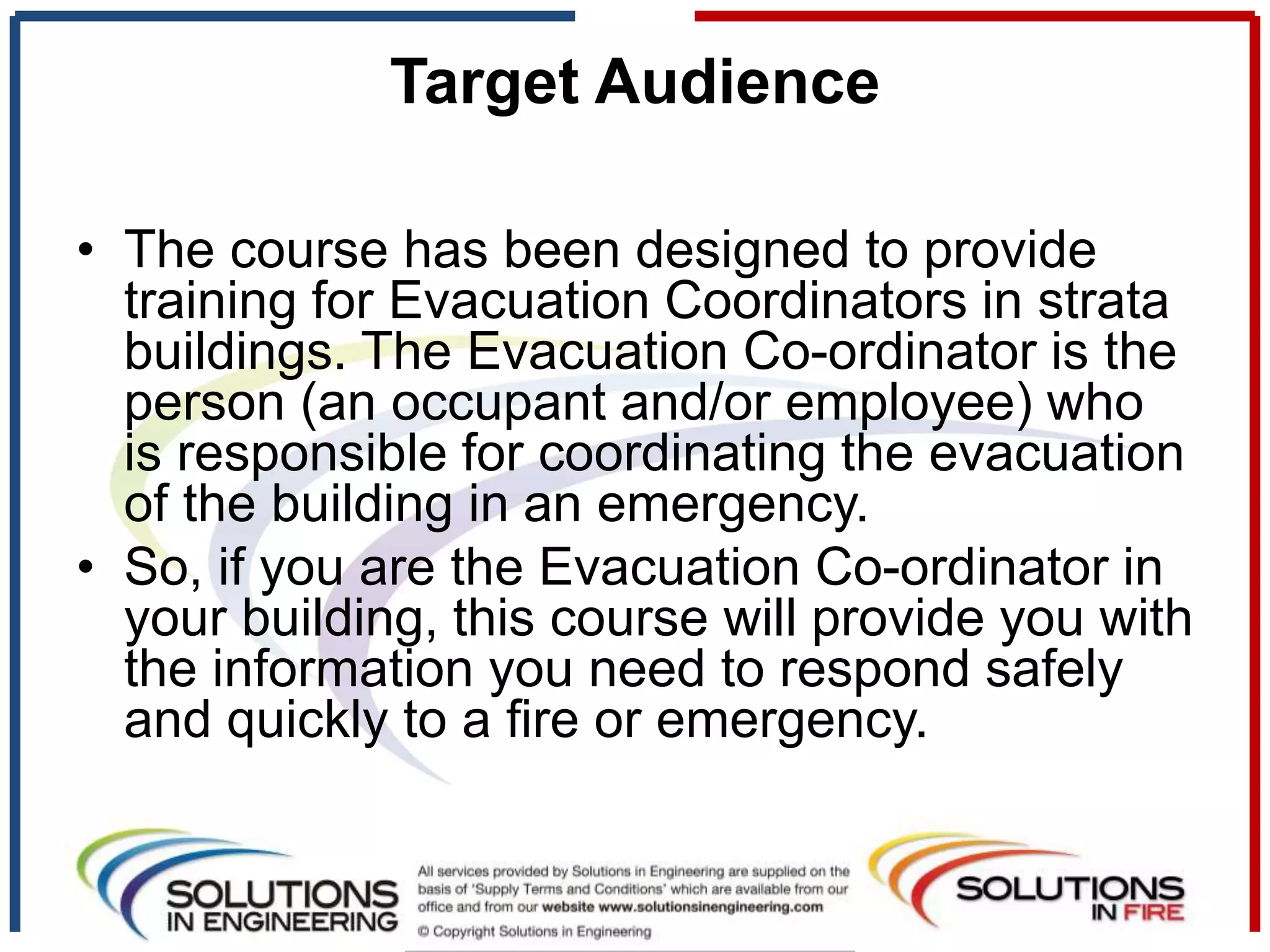 Queensland - evacuation coordination instructions | PPT