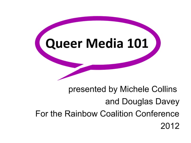 Queer media 101 | PPT