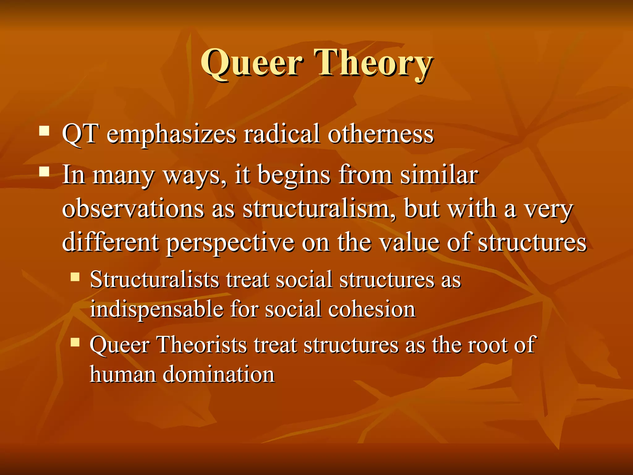 Queer Theory | PPT