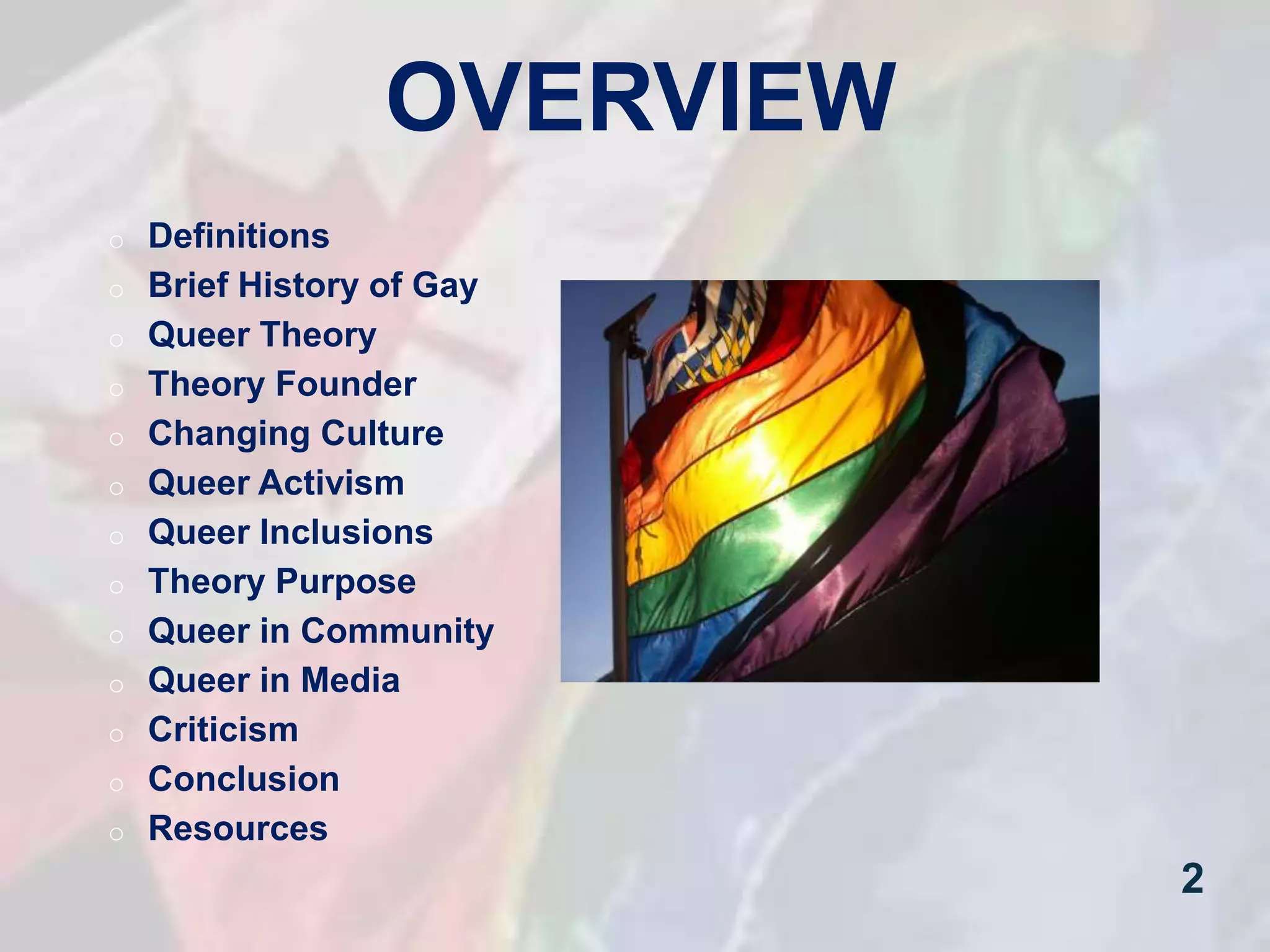 Queer theory powerpoint presentation october 2014 | PPTX