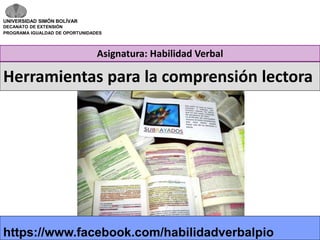 Que es comprension lectora 2017 | PPTX