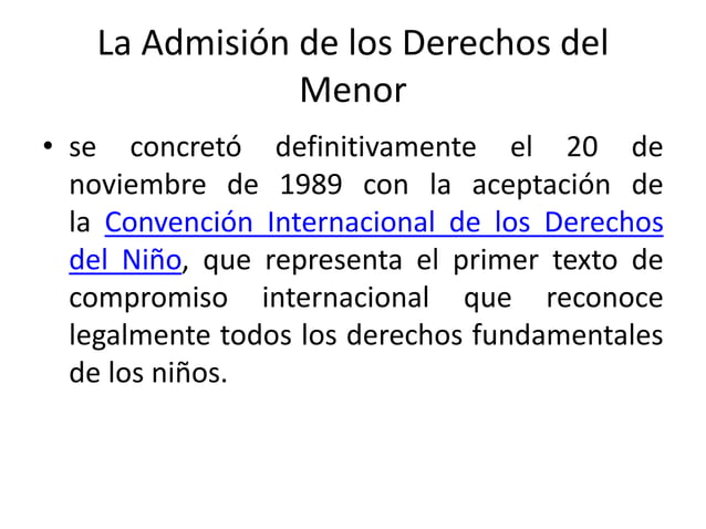 Que es derecho del menor | PPT