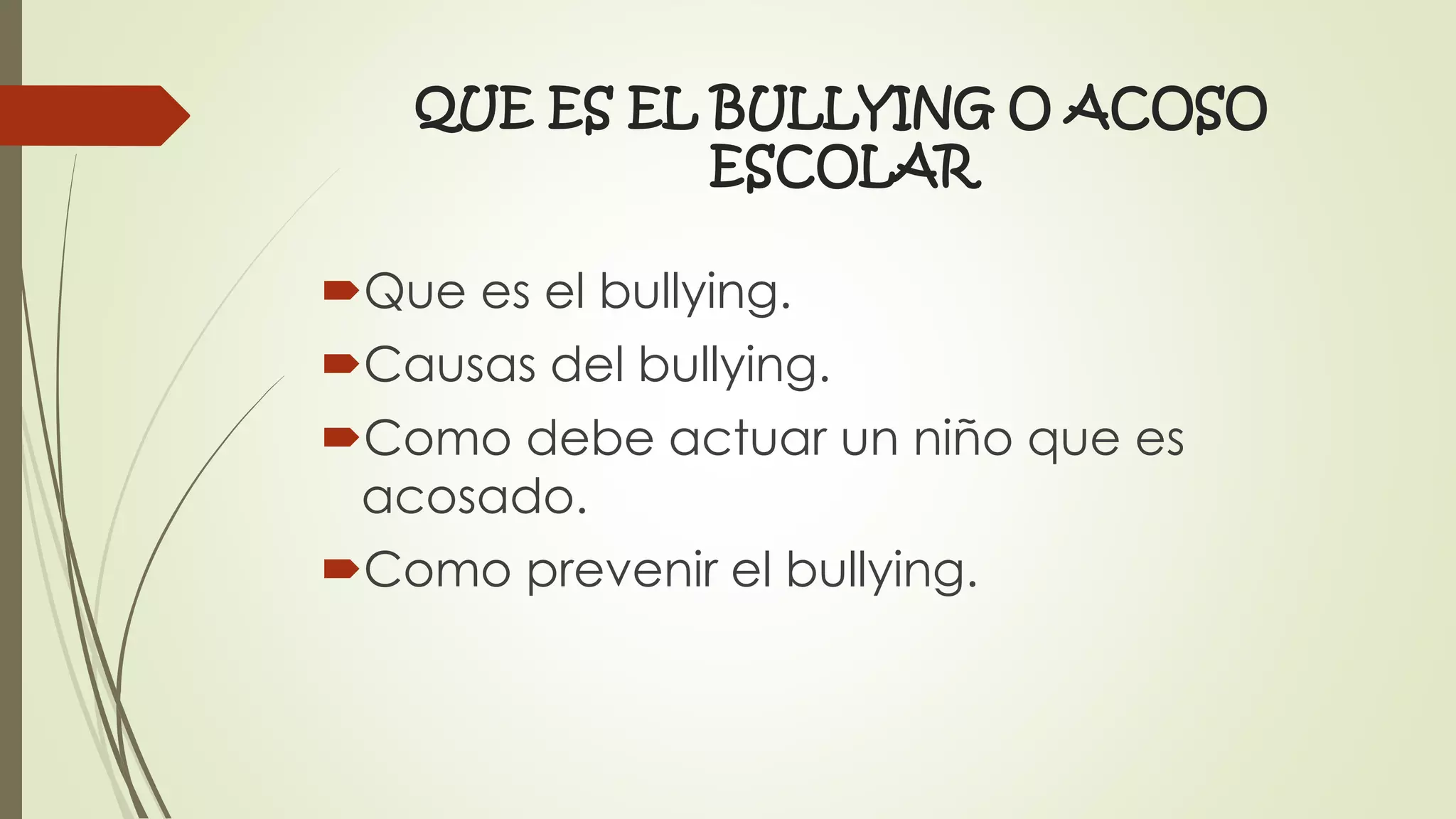 Que es el bullying o acoso escolar | PPTX