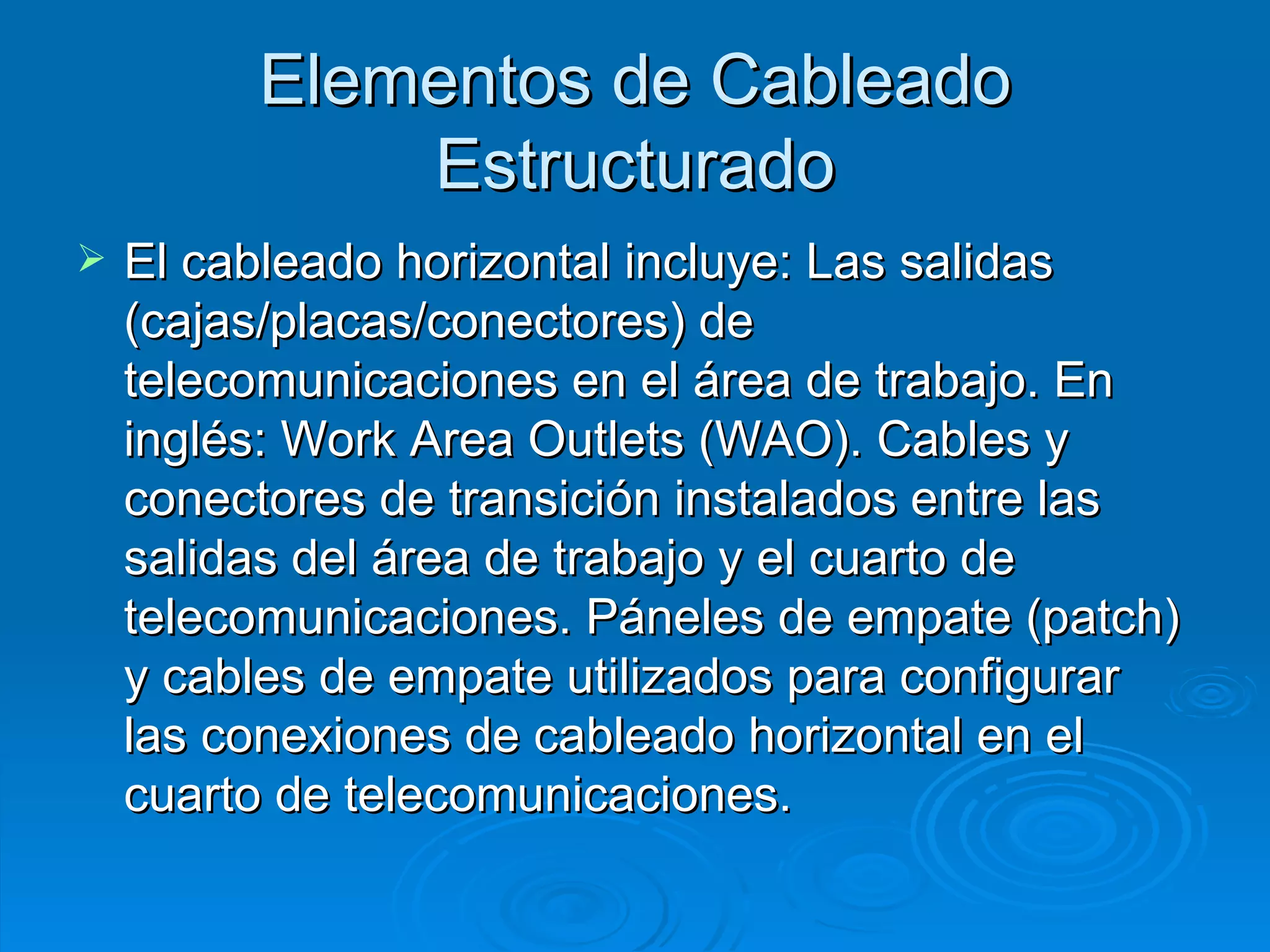 Que Es El Cableado Estructurado | PPT