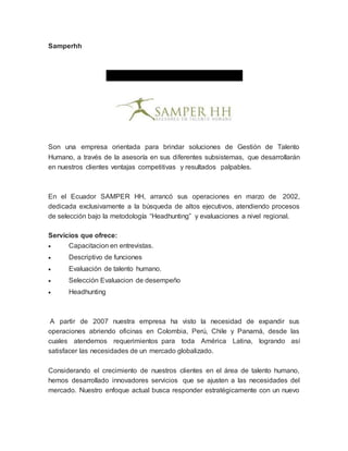 Que es el headhunting | DOCX