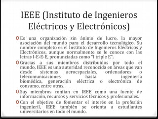 Que es el ieee | PPTX