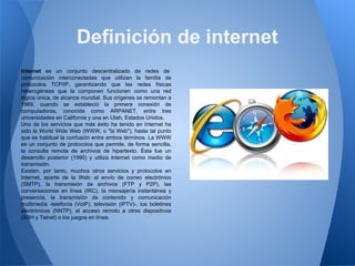¿Que es el internet? | PDF
