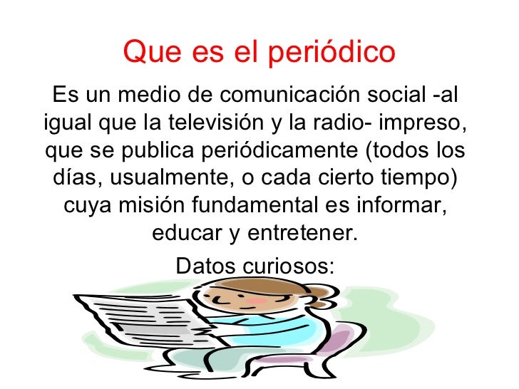 Que es el periódico