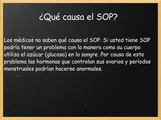 Que Es El Sindrome Del Ovario Poliquistico | PPT