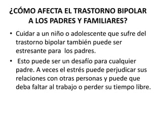 Que es el trastorno bipolar | PPTX