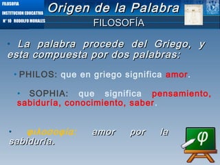 Introducción a la Filosofía. | PPT