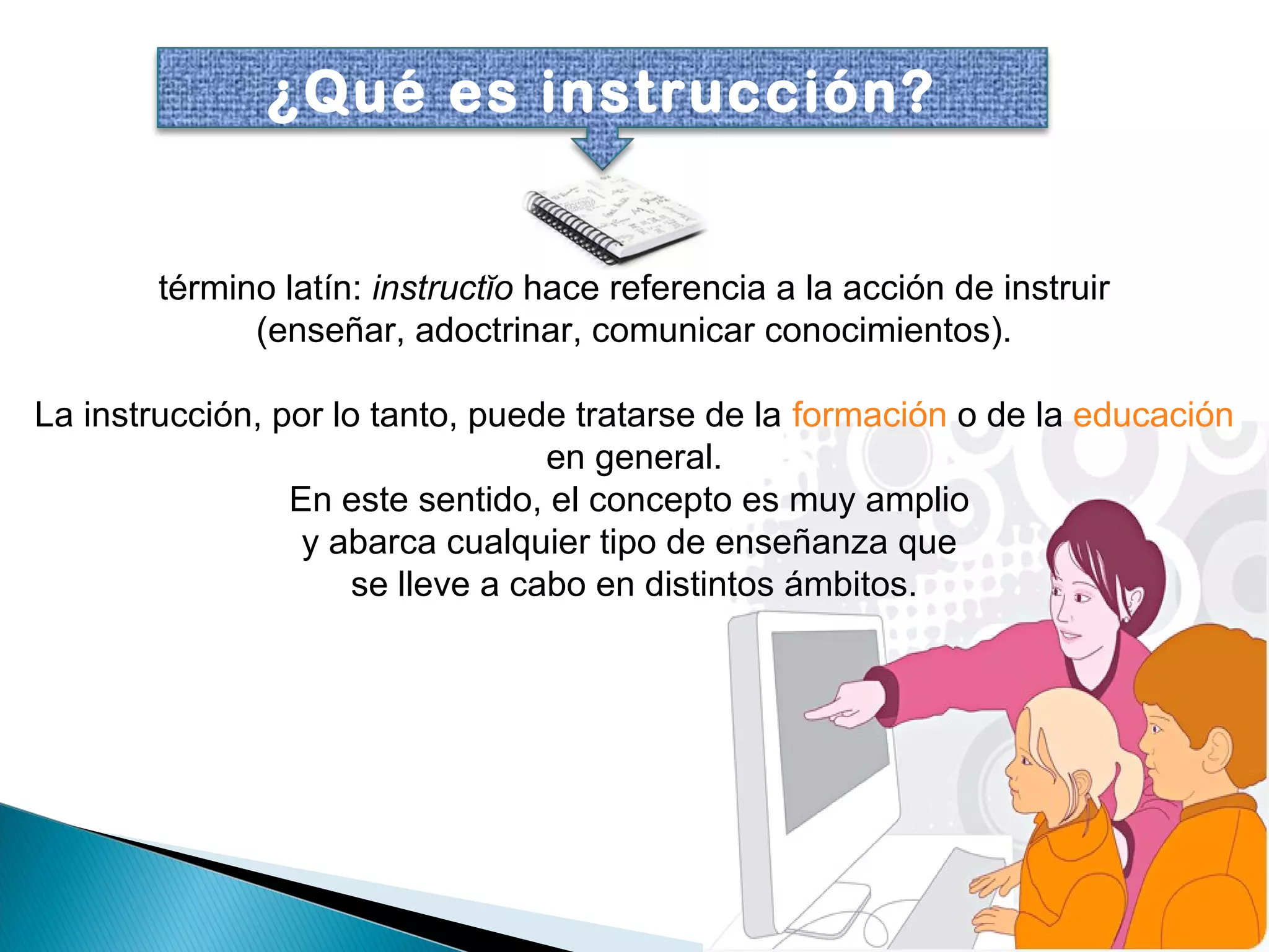 Que es instruccion | PPT