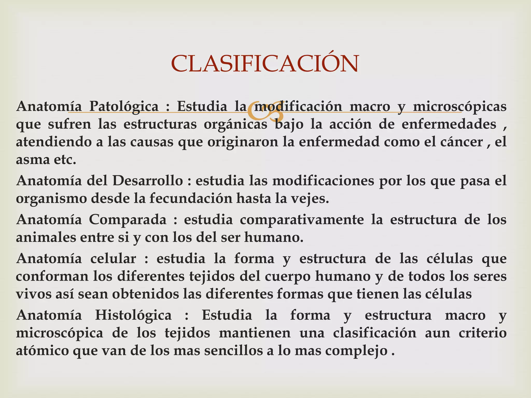 Que es la anatomia | PPTX | Biological Sciences | Science