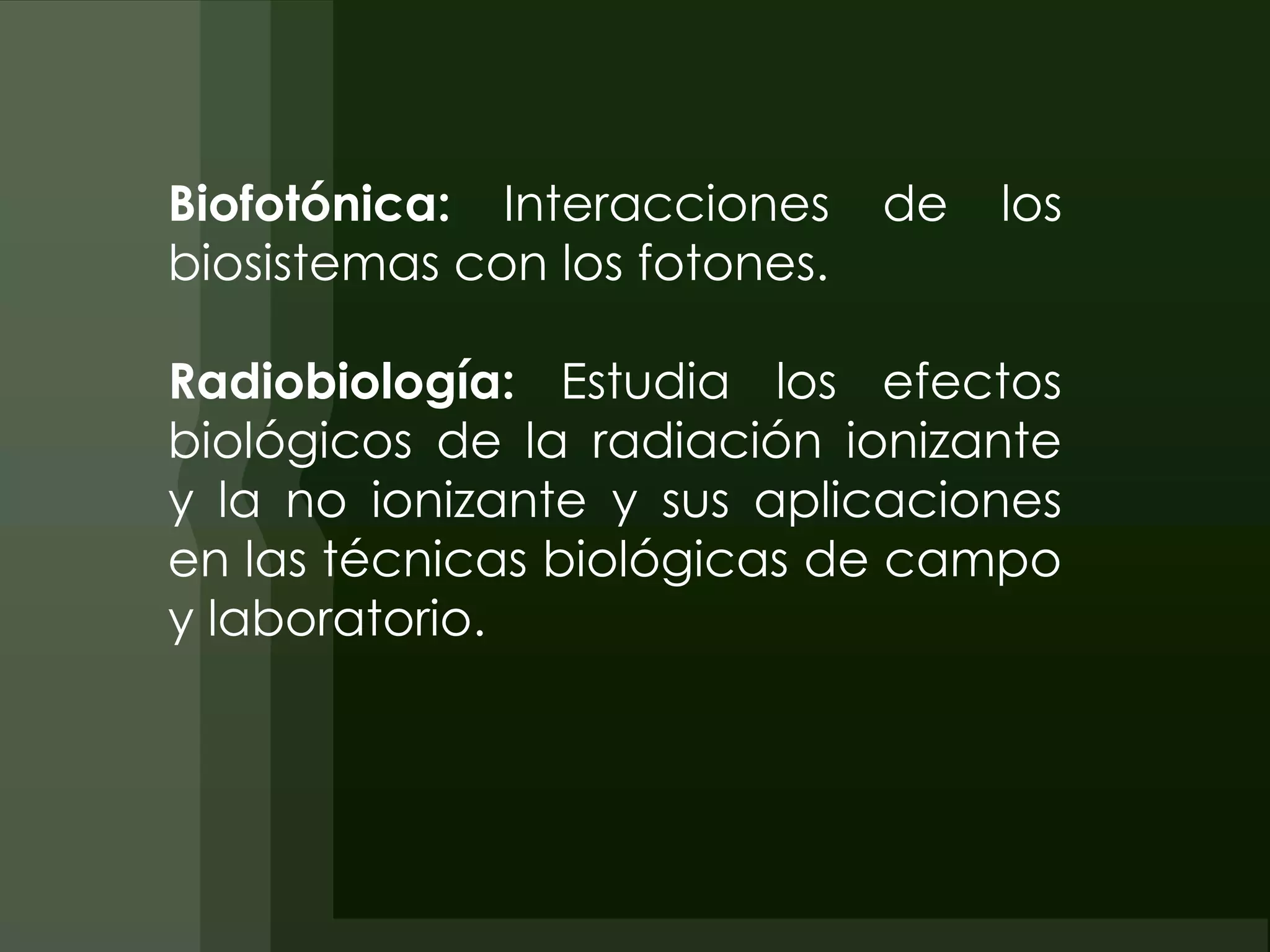 Que es la biofisica | PPT
