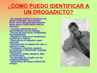 Que es la_droga | PPT