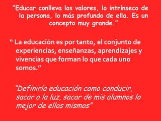 Que es la educación. | PPTX