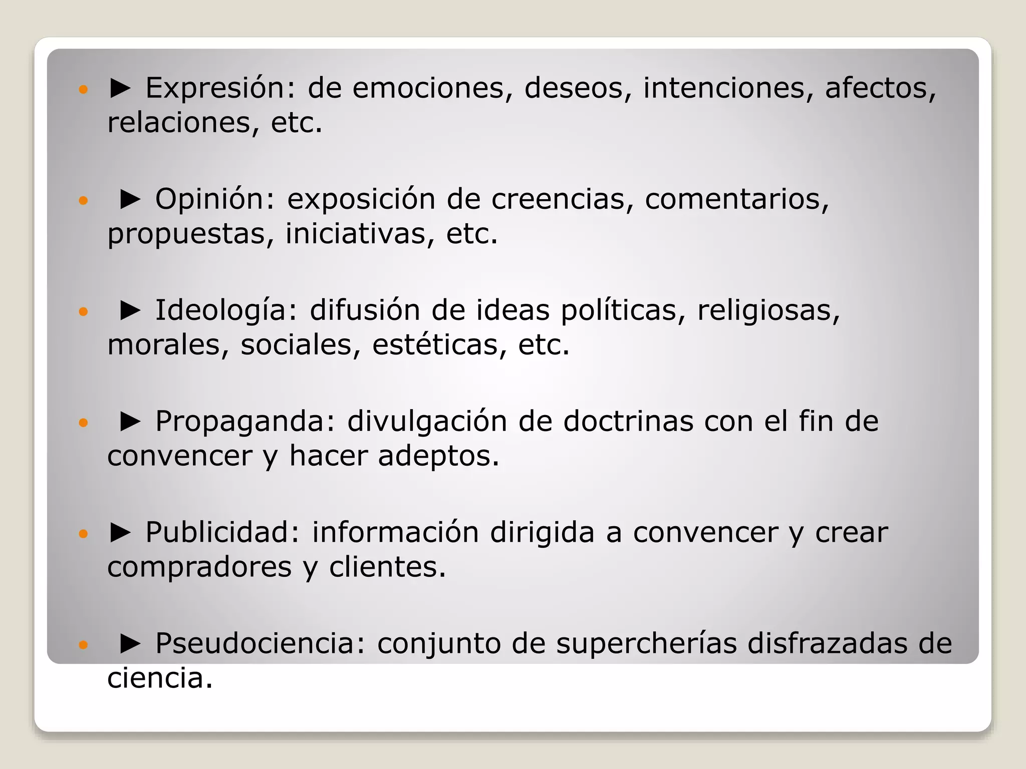 Que es la informacion cientifica | PPT