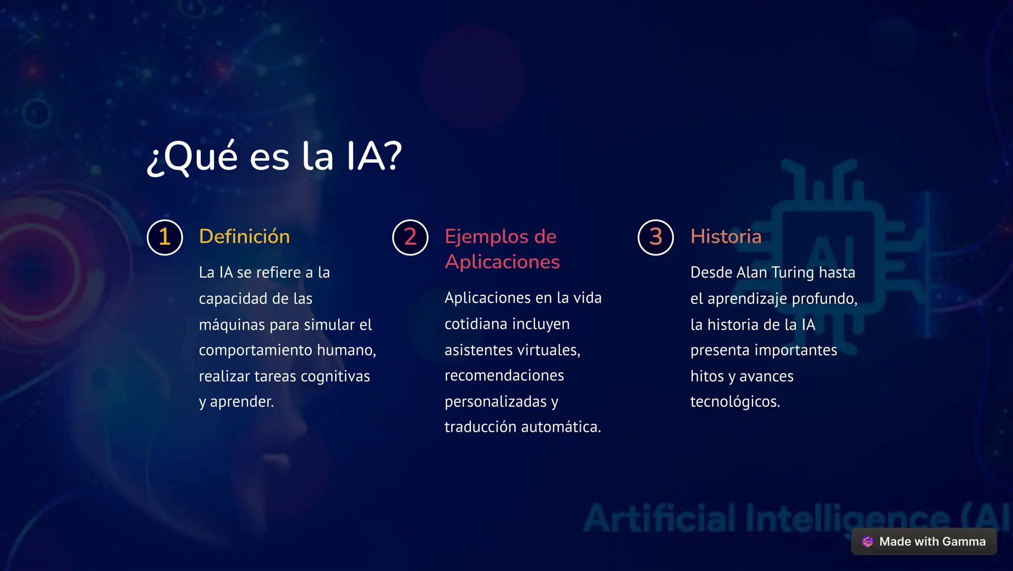 Qué es la Inteligencia Artificial IA y ParaQué sirve | PPT
