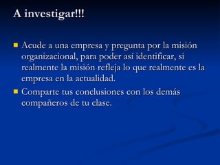 Que Es La Mision | PPT