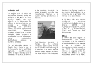 Que es la región janca o cordillera | DOC