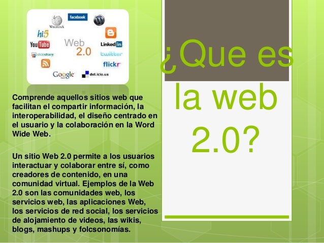 Que es la web 2