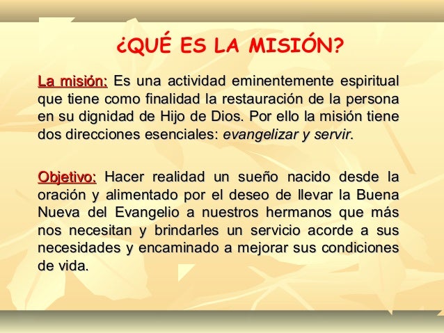 Que es_mision