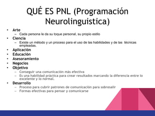QUE ES PNL? | PPTX