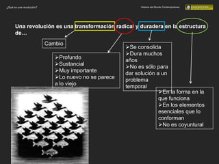 ¿Qué es una revolución? | PPTX