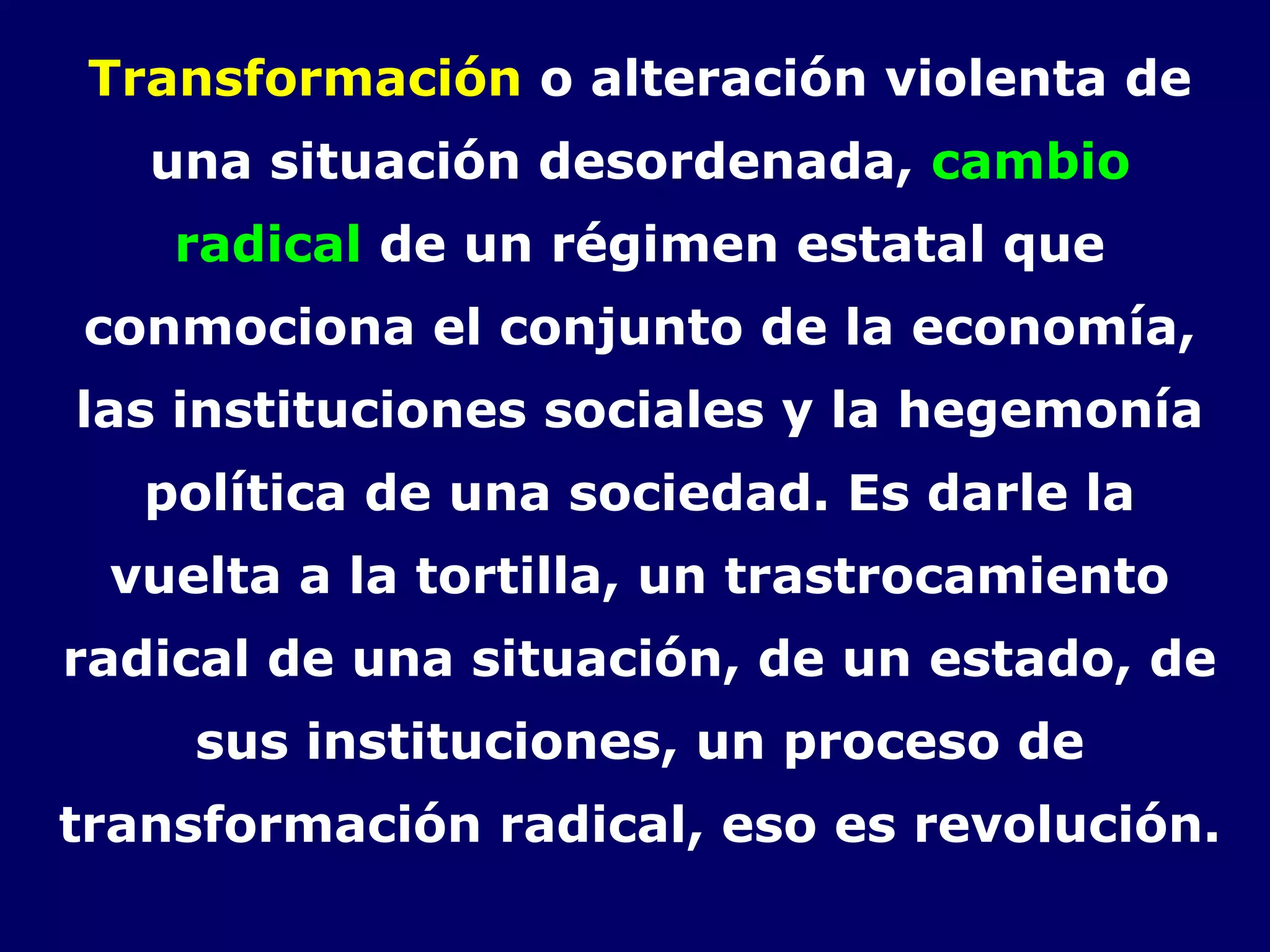 ¿Que es revolución? | PPT