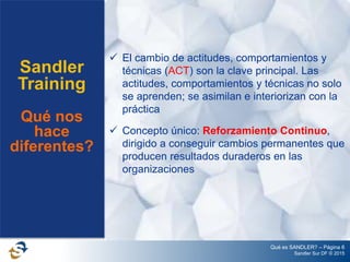 Qué podemos hacer en SANDLER para producir más y mejores VENTAS? | PPTX