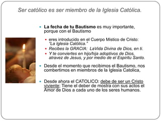 Que es ser catolico | PPTX