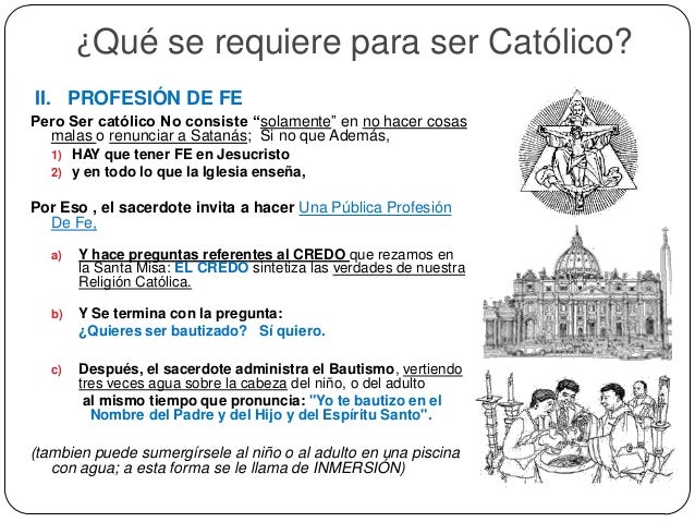 Que es ser catolico
