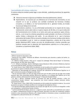 ¿Qué es el síndrome de Williams-Beuren? | PDF