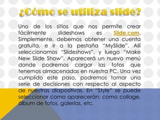 Que es slide y | PPTX