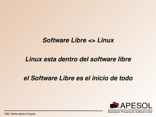Que Es Software Libre Y Que Es Linux | PPT