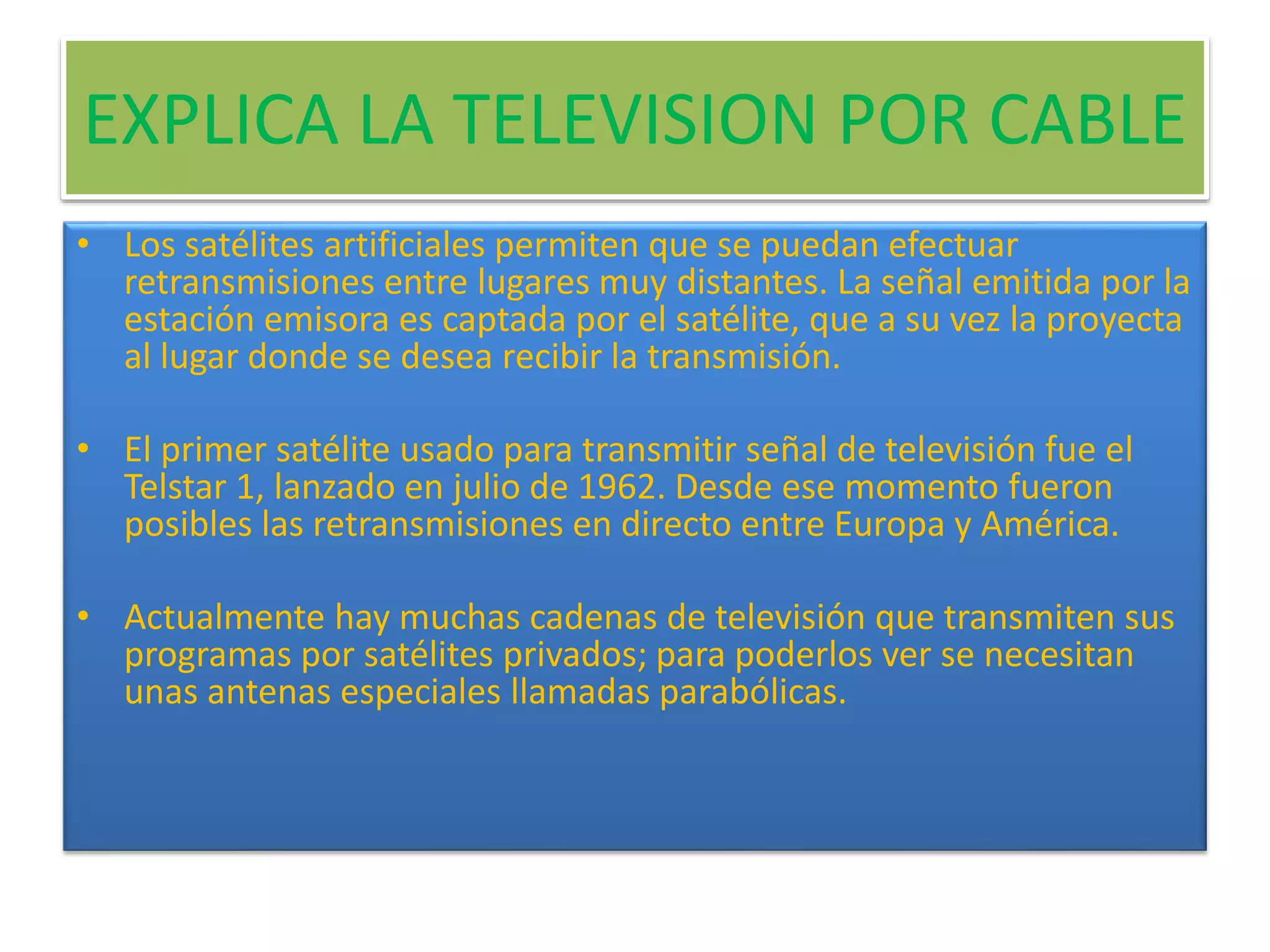 Que es television | PPTX | Television | Entertainment